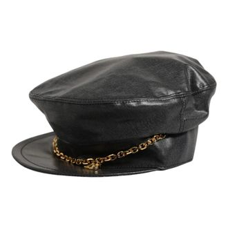 Dolce & Gabbana Femme, Accessoires, Noir, Taille: ONE Size Baker Boy Hat