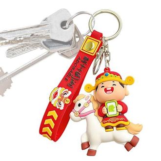 Generic Breloque de sac en silicone avec pendentif en forme de cheval mignon 2026 - Pour femme, fille, enfant, sac &agrave; main, voiture, bureau, &eacute;cole, f&ecirc;te, Multi