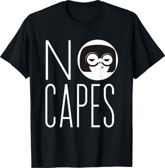 Disney Pixar The Incredibles 2 Edna Mode No Capes Logo T-Shirt