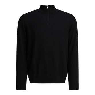 Nn.07 Sergio Zip Polo - - Knitwear - Herren - Schwarzk - XL