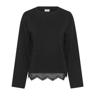 Kaffe Femme, Sweatshirts et sweats &agrave; capuche, Noir, Taille: 46 FR SweaT-shirts