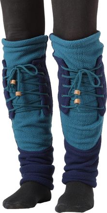 Purewonder Damen Stulpen Beinstulpen Fleece Beinw&auml;rmer Modell Nr. 29 Blau