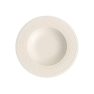 Villeroy & Boch 10-4600-2700 Assiette Creuse Porcelaine Blanc 25 x 25 x 9,1 cm 1 Assiette Creuse