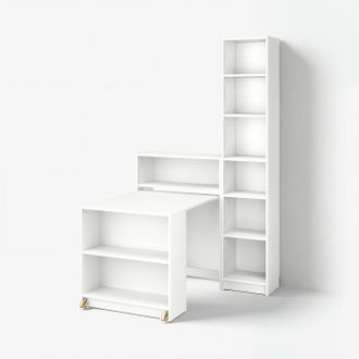 IKEA BILLY B&uuml;cherregalkombination + Klapptisch