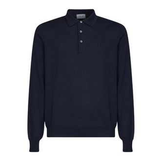D4.0 Polo Shirts - - Tops - Herren - Blau - L