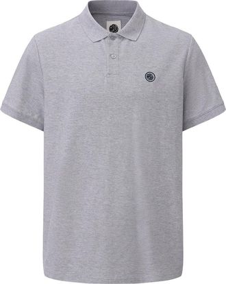 Pretty Green Poloshirt f&uuml;r Herren, Baumwolle (Grau)