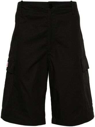 Kenzo short cargo en coton - Noir
