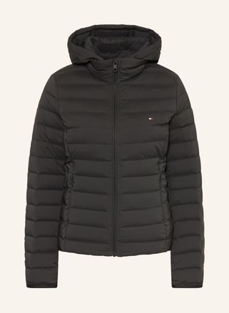Tommy Hilfiger Lightweight-Daunenjacke Mit Abnehmbarer Kapuze schwarz