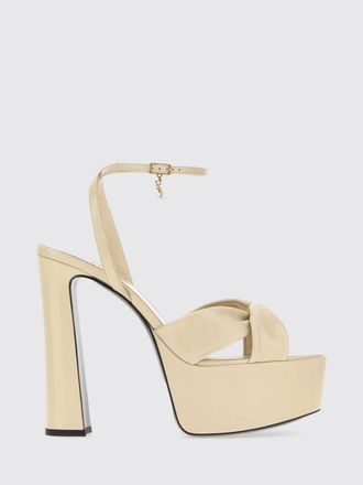 Saint Laurent Sandales &agrave; Talons Femme couleur Blanc