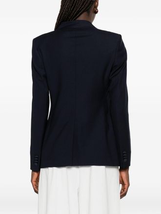 Tagliatore Double-Breasted Wool Blazer - Black