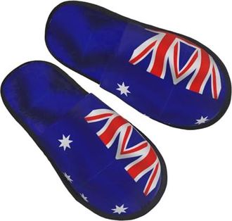 Generic Fourrure Pantoufles Drapeau Australien Portative Pantoufles De Voyage Doux Chaussons Invit&eacute;s Pour Chambre Automne Femmes L