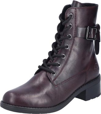 Rieker Damen 75431 Schnürstiefel, rot 35, 43 EU