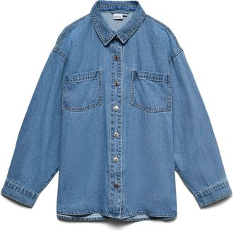 Vero Moda Vmjane Ls Oversize Denim Shirt