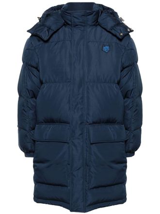 Maison Kitsuné doudoune à patch logo - Bleu