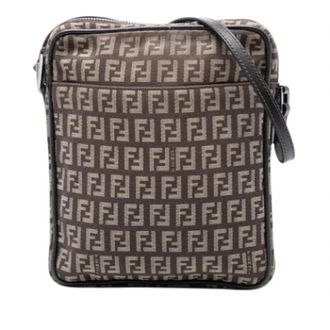 Fendi Pre-owned Canvas Crossbody Bag - - Pre-owned - Damen - Braun - ONE SIZE