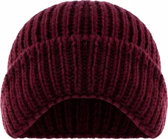 Kocca Femme, Accessoires, Rouge, Taille: ONE Size Ensemble bonnet et &eacute;charpe c&ocirc;tel&eacute;s