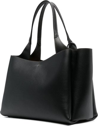 Tod's Pebbled Leather Tote Bag - Black