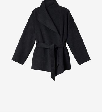 Isabel Marant Manteau Ceaton En Laine - Femme - Anthracite - Taille34 - Isabel Marant