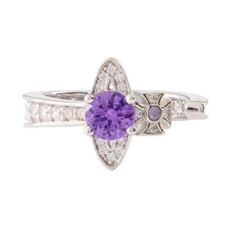 Vivienne Westwood Femme, Accessoires, Gris, Taille: M Bague Maitena