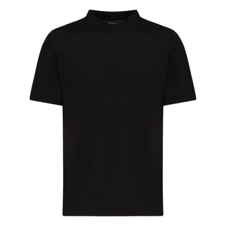 Giuliano Galiano Schwarze Baumwoll-T-Shirts und Polos - - Tops - Herren - Schwarzk - L