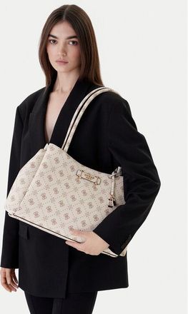 Guess Handtasche Carrie Logo HWGP98 98220 &Eacute;cru