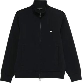 Emporio Armani Homme, Sweatshirts et sweats &agrave; capuche, Noir, Taille: L SweaT-shirt en m&eacute;lange de coton