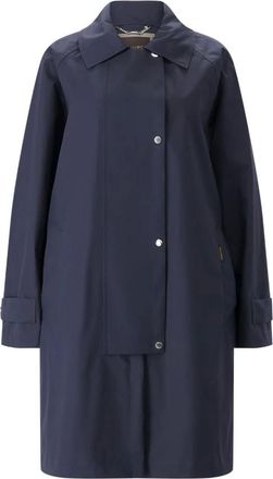 Moorer Femme, Manteaux, Bleu, Taille: 40 FR Manteaux Crois&eacute;s