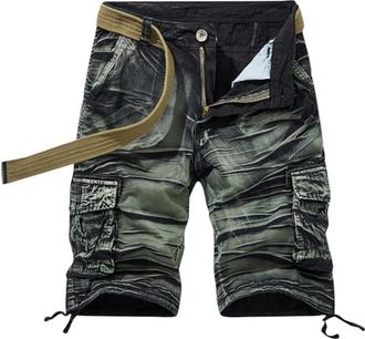 Generic Pantalon cargo pour homme avec poche ample et style d&eacute;contract&eacute;, Vert, 46