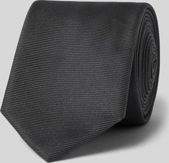 HUGO BOSS Seiden-Mix Krawatte mit Jaquard-Webstruktur