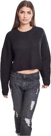Urban Classics Pull Oversize Femme Pull tricoté Noir XL 100% Polyacrylique Large
