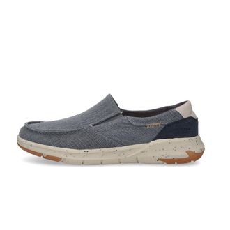 Dockers by Gerli Herren Slipper, Männer Slip On,College Schuhe,Businessschuhe,Anzugschuhe,elegant,Office,büro,Freizeit,Navy,44 EU