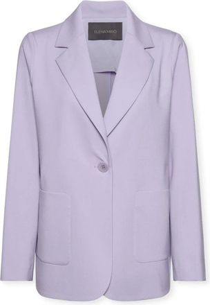 Elena Miro Femme, Vestes, Violet, Taille: 40 FR Milano Stitch Blazer