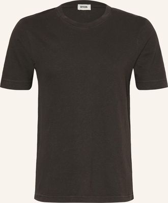 Drykorn Drykorn T-Shirt Raphael Mit Leinen braun