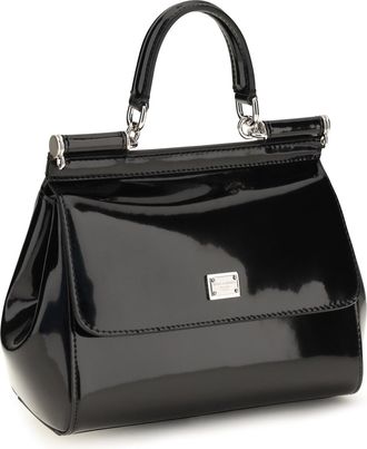 Dolce & Gabbana Sicily Shoulder Bag - Black