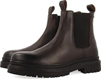 Gioseppo Bottes de Type Chelsea en Cuir Couleur Marron pour Homme Herrick