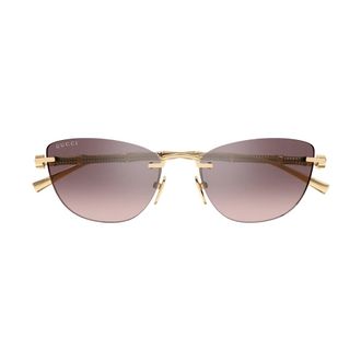 Gucci Sonnenbrille - - Accessories - Damen - Gelb - 55 MM