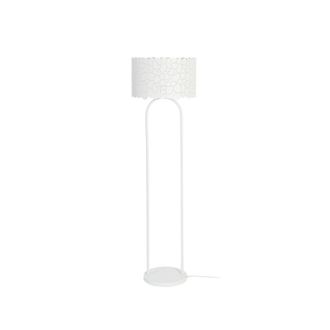 Lindby Stehlampe Aralena (Modern) in Wei&szlig; aus Metall (1 flammig, E27) - Stehleuchte Standleuchte Floor Lamp Wohnzimmerlampe Wohnzimmerleuchte