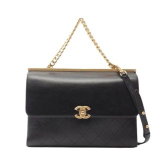 Chanel Pre-owned Vintage Schultertasche - - Pre-owned - Damen - Schwarzk - ONE SIZE