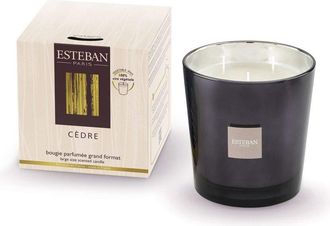 Esteban Paris Parfums Duftkerze, gro&szlig;, 450 g, Zedernholz (Cedar)
