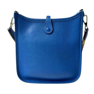 Herm&egrave;s Sac &agrave; bandouli&egrave;re vintage Pre-owned - Femme - Pre-owned - Bleu - Taille: ONE Size