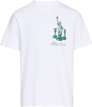 Les Deux Baumwoll-T-Shirt - Weiß