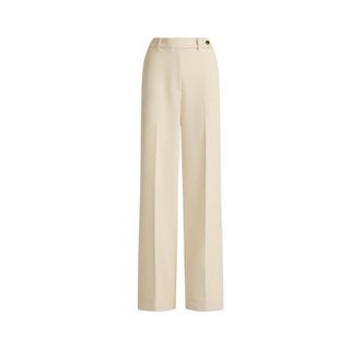 Kiton Weitgeschnittene Hose aus technischem Gewebe - - Trousers - Damen - Beige - L