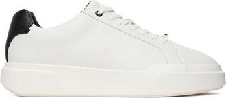 Calvin Klein Sneakers Chunky Cupsole Laceup Clean Lth HM0HM02239 Wei&szlig;