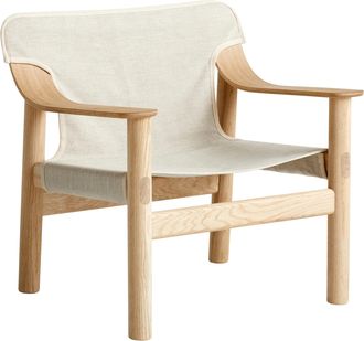 HAY Fauteuil Bernard en ch&ecirc;ne et toile, Shane Schneck Hay