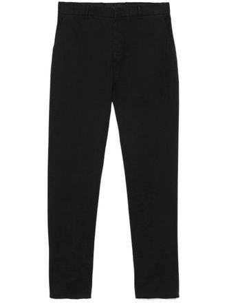 Ermenegildo Zegna pantalon à coupe fuselée - Noir