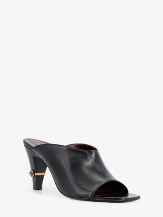 Versace Womens Sandals Giulietta Black Leather