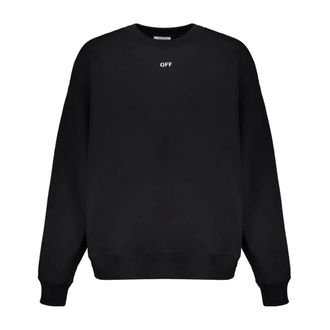 Off-white Homme, Sweatshirts et sweats &agrave; capuche, Noir, Taille: L Logo SweaT-shirt