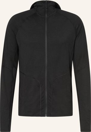Icebreaker Midlayer-Jacke 150 Ace Aus Merinowolle schwarz