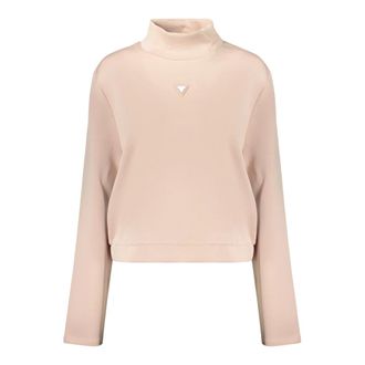 Guess Femme, Sweatshirts et sweats &agrave; capuche, Rose, Taille: 36 FR SweaT-shirt &agrave; manches longues