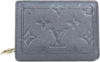 Louis Vuitton unisex, Pre-owned, Bleu, Taille: ONE Size Portefeuille en Toile Pre-owned